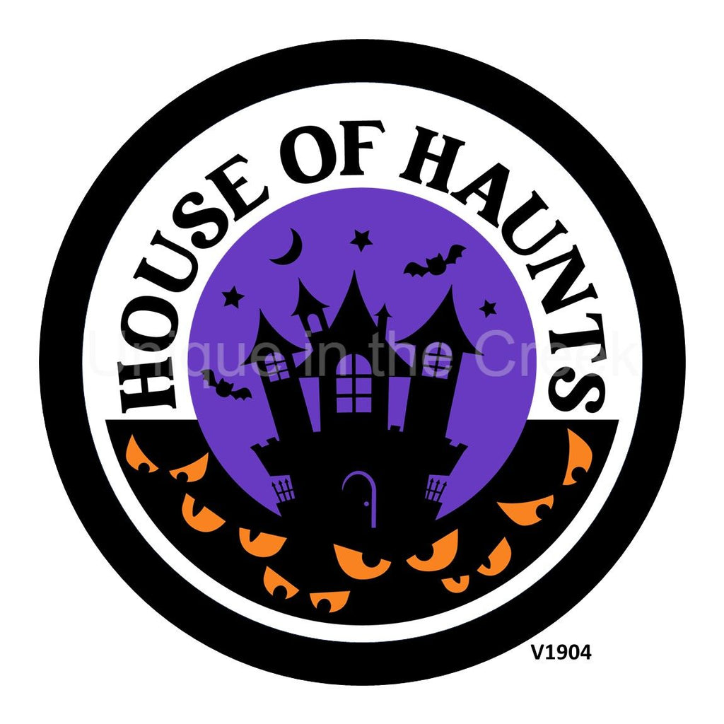 VINYL DECAL | HOUSE OF HAUNTS | HALLOWEEN