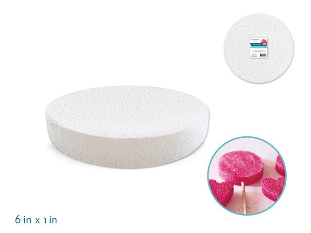 Polyfoam | DISC | 6"X1" DISC | 1 pack | Styrofoam | TAIWAN