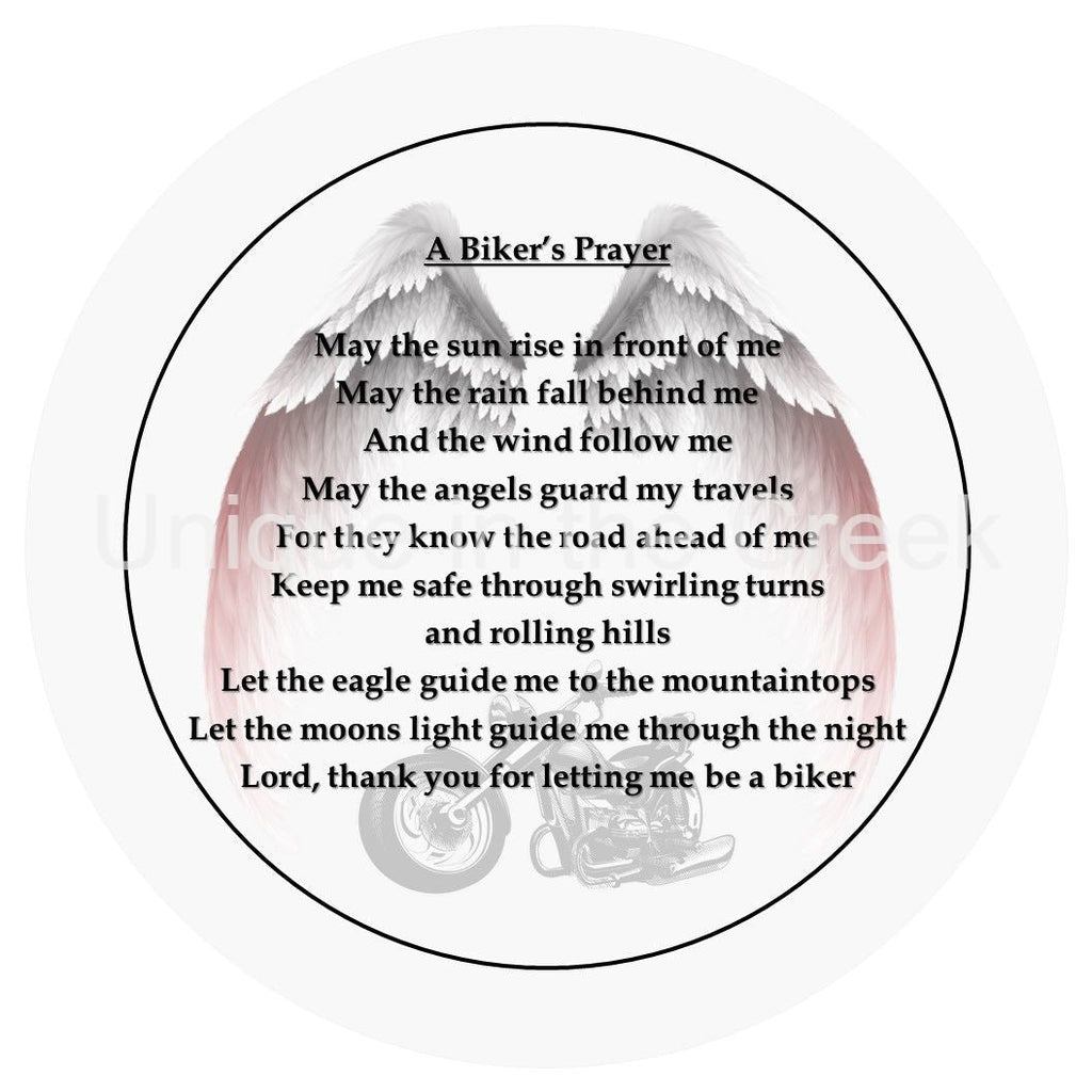VINYL DECAL | BIKER'S PRAYER | EVERYDAY – Unique in the Creek LTD